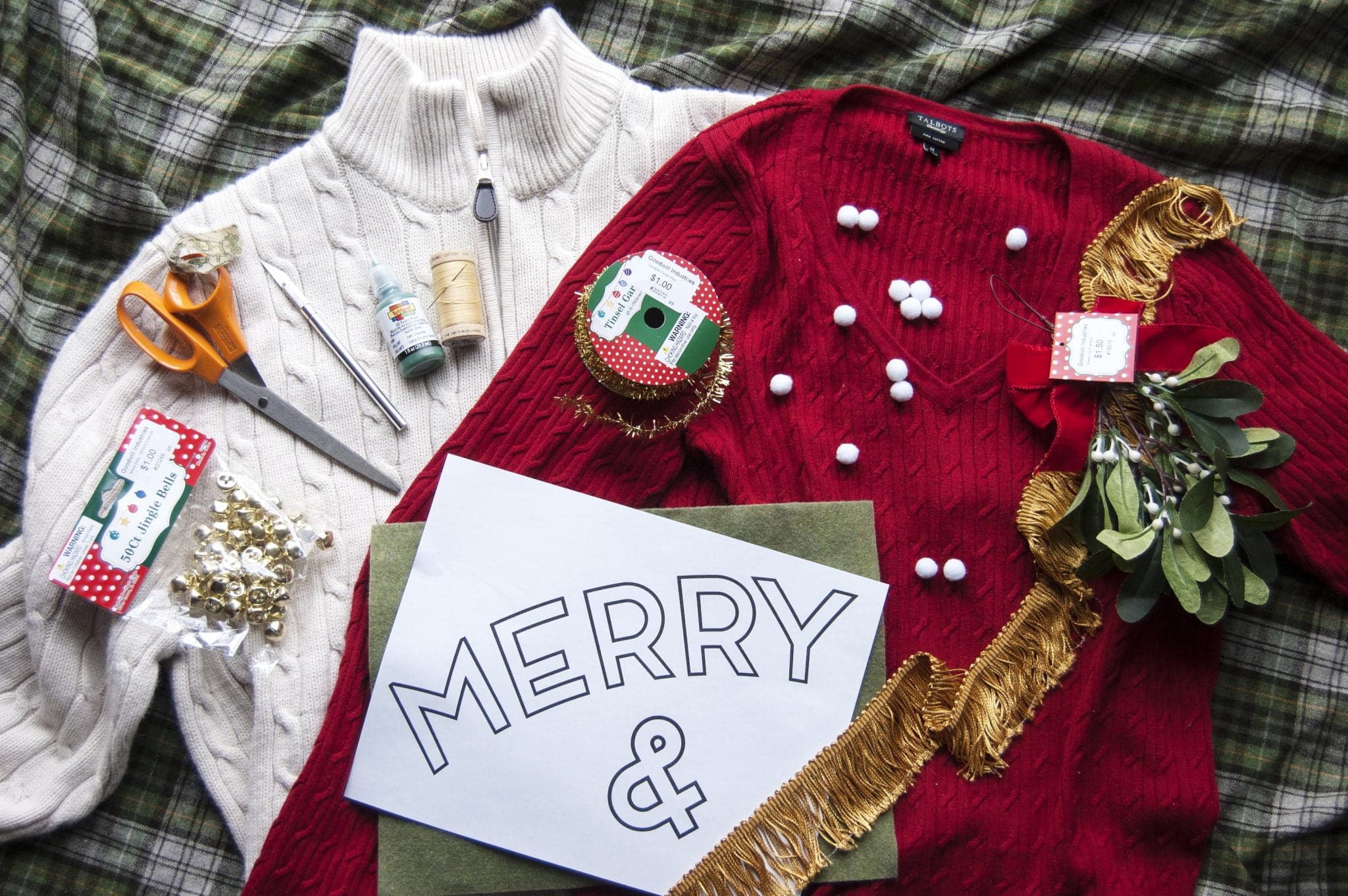 Festive DIY: Holiday Couples Sweater | Goodwill of Colorado